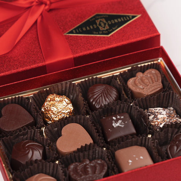 12 Piece Assorted Chocolates Gift Box – Donnelly Chocolates