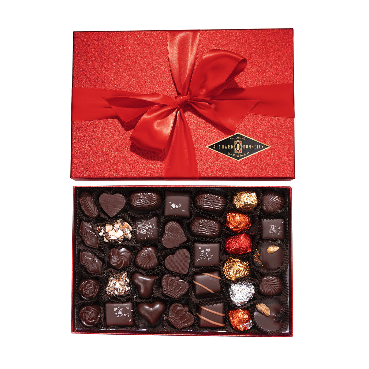 36/40 Piece Dark Chocolate Gift Box – Donnelly Chocolates